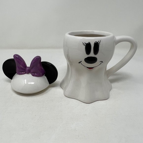 Disney | Kitchen | Disney Minnie Mouse Halloween Ghost Coffee Mug With ...